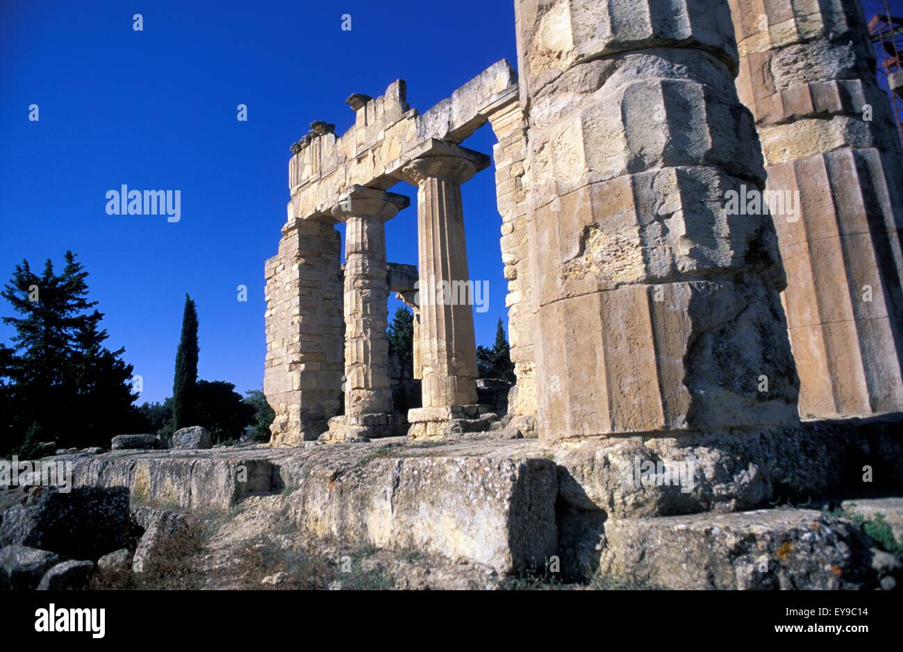 Temple Of Zeus Stock Photo - Alamy