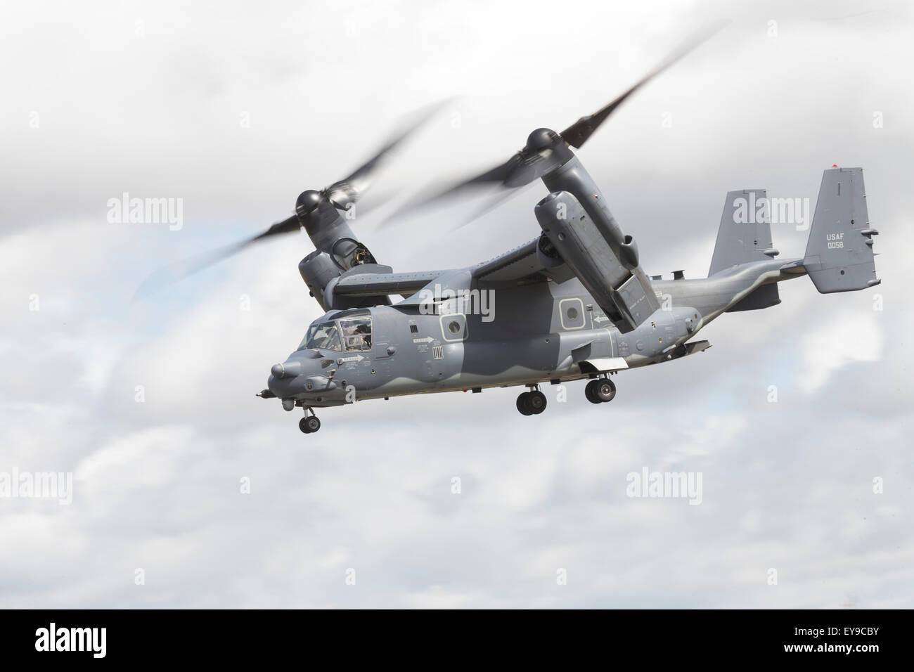 Bell Boeing V-22 Osprey tiltrotor aircraft at the 2015 Royal ...