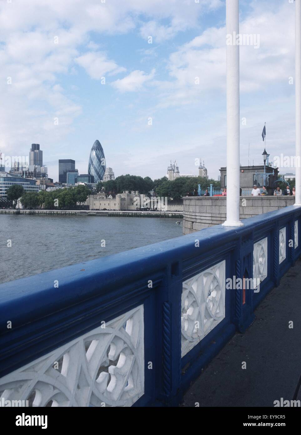 View Of London From Tower Bridge Stock Photo - Alamy