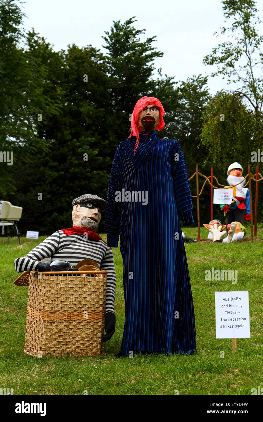 Muston scarecrow festival 2015 Stock Photo - Alamy