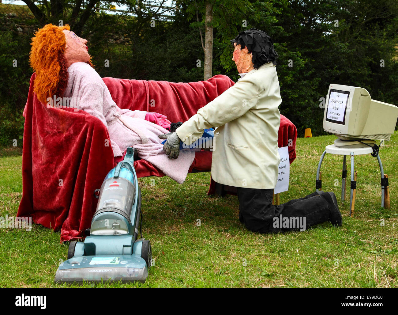 Muston scarecrow festival 2015 Stock Photo - Alamy