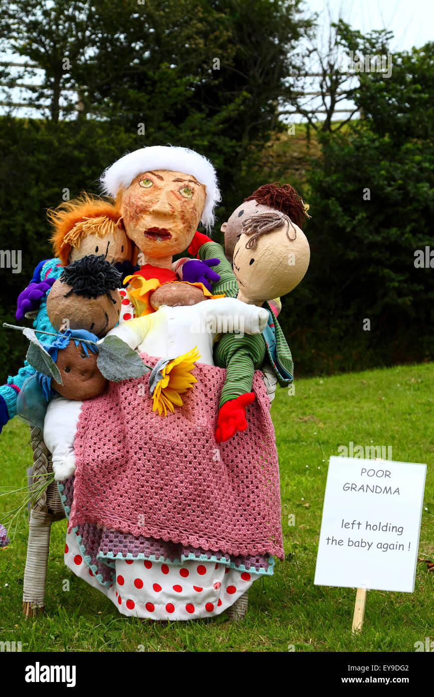Muston scarecrow festival 2015 Stock Photo - Alamy