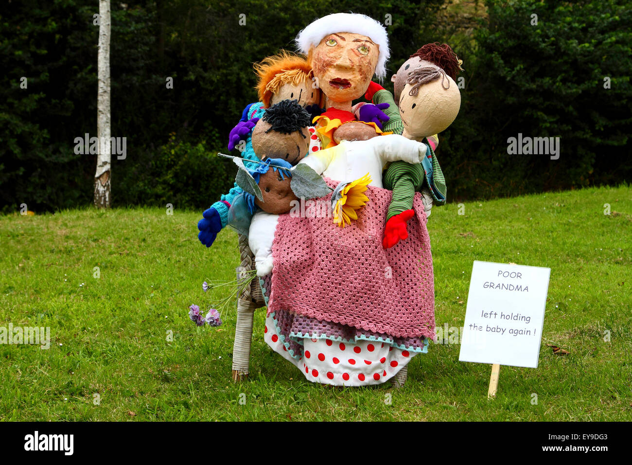 Muston scarecrow festival 2015 Stock Photo - Alamy