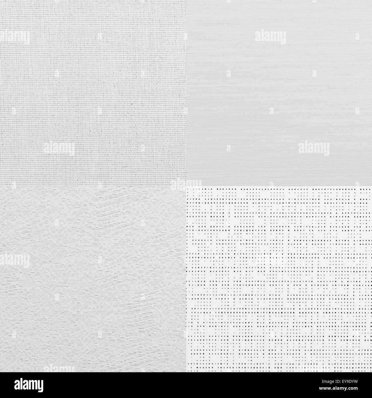 Set of white vinyl samples, texture background Stock Photo - Alamy
