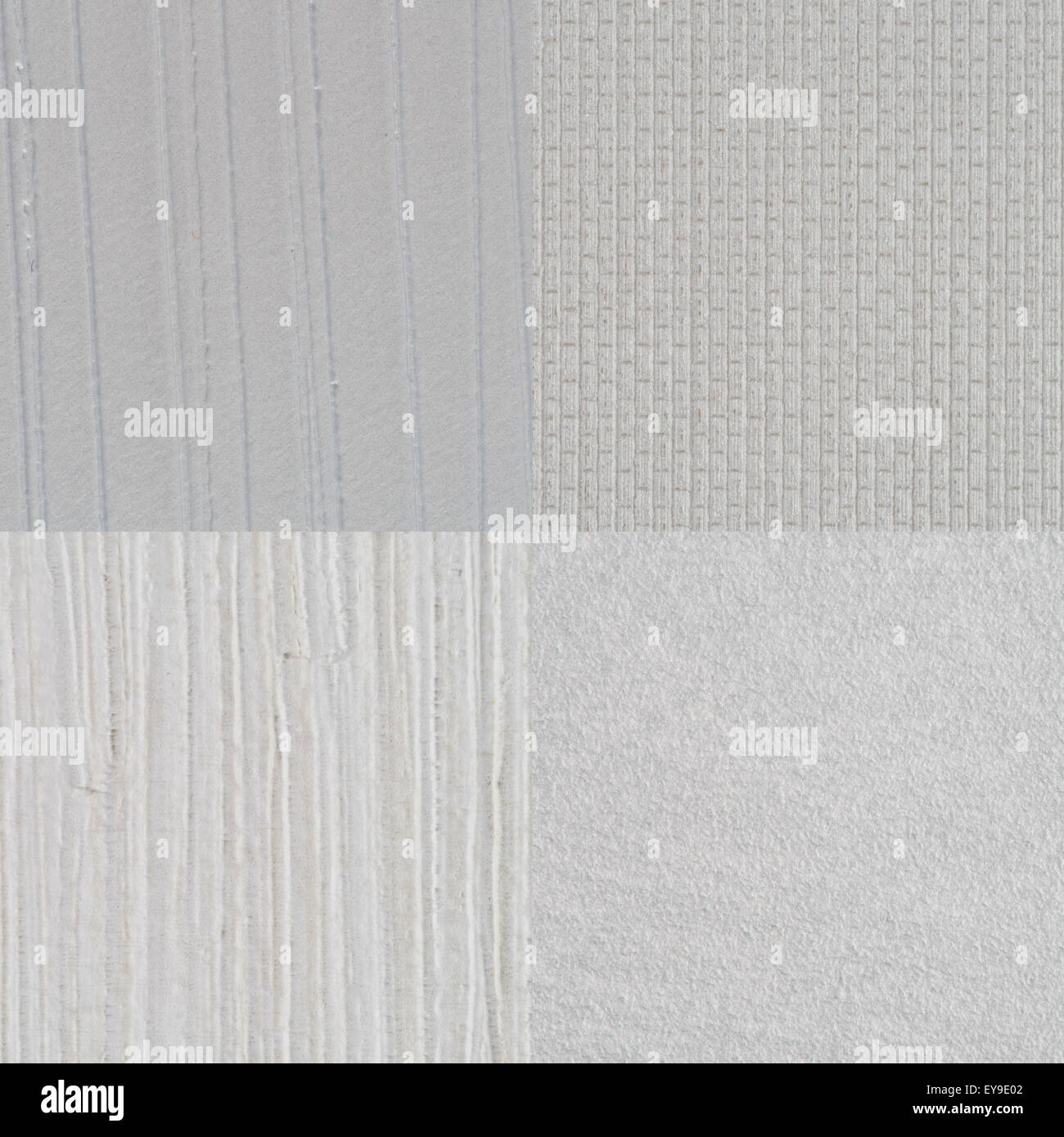 Set of white vinyl samples, texture background Stock Photo - Alamy