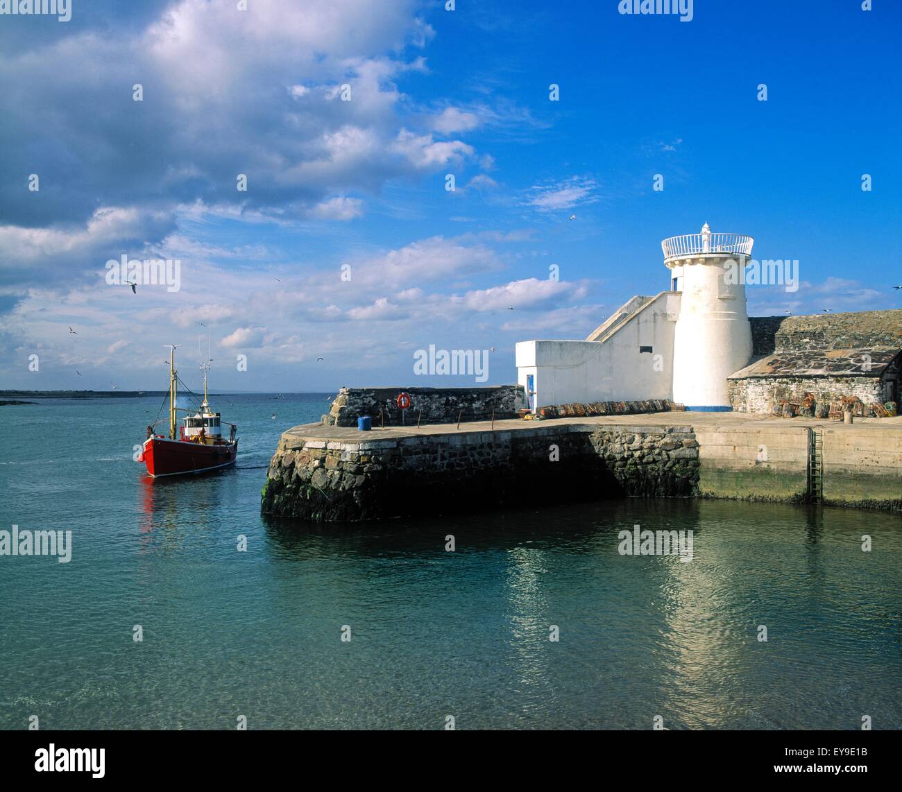 Fishing boat balbriggan harbour hi-res stock photography and images - Alamy