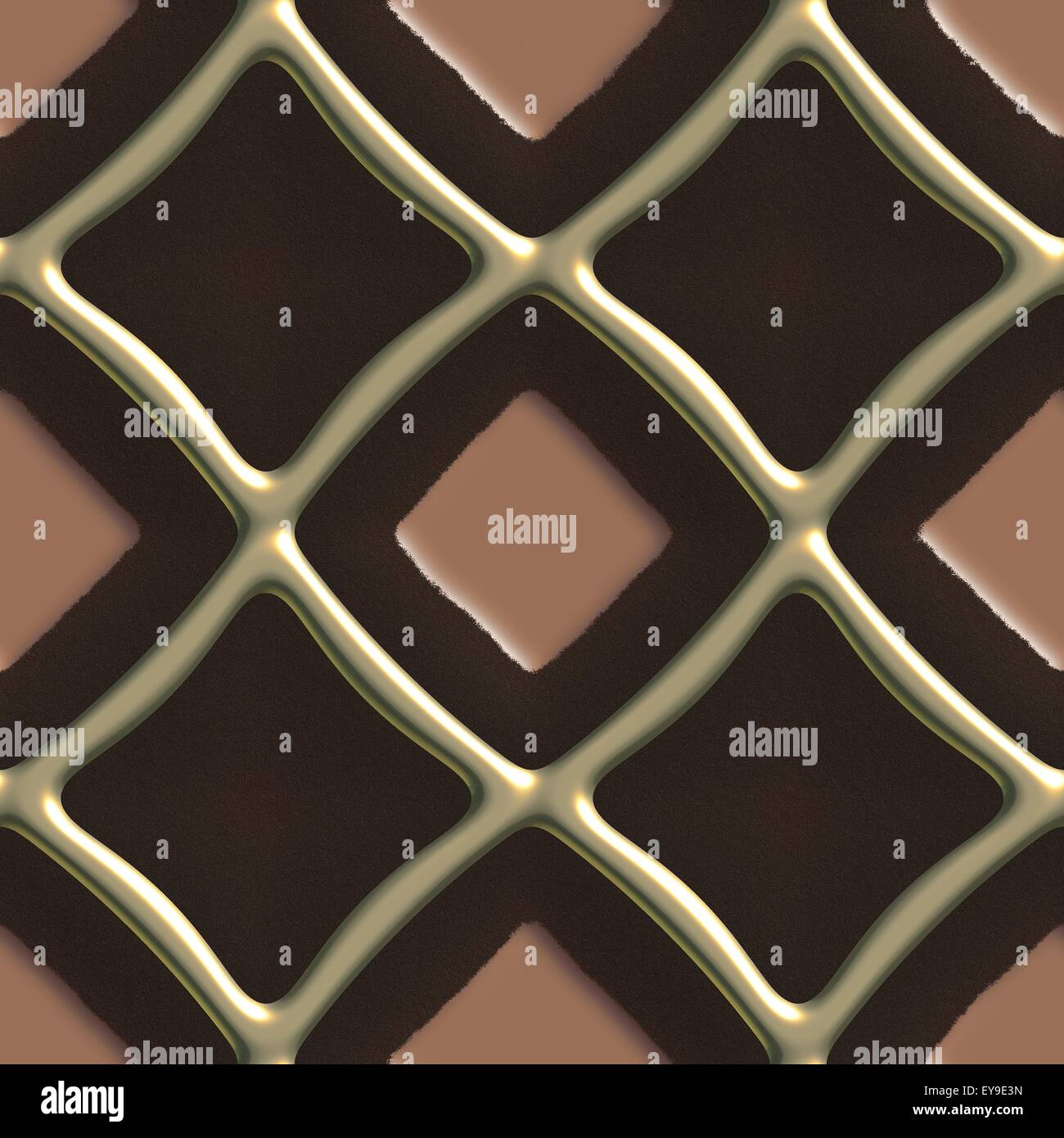 Gold, brown seamless tileable decorative background pattern Stock Photo ...