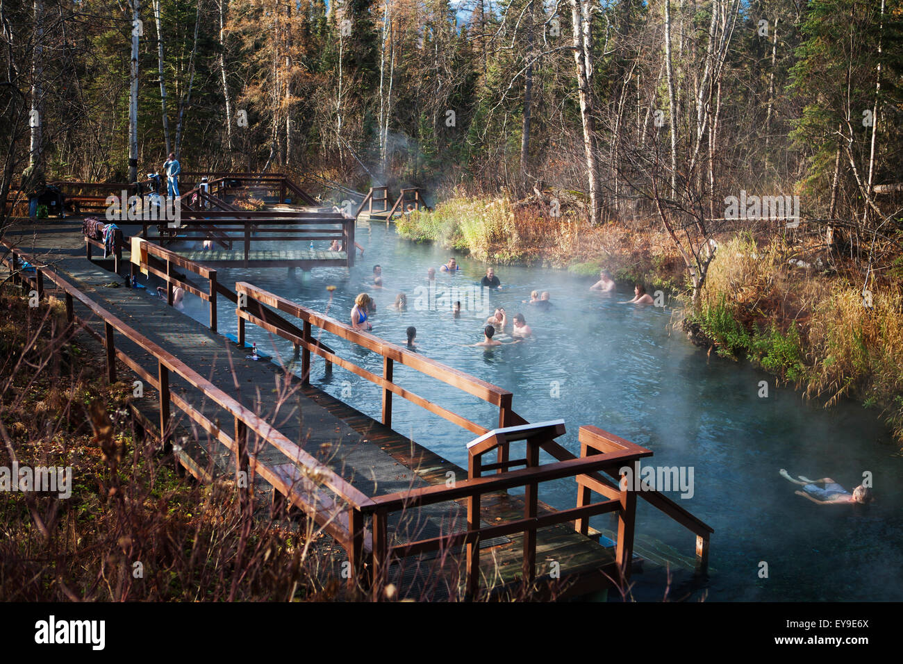 Liard river hot springs hi-res stock photography and images - Alamy