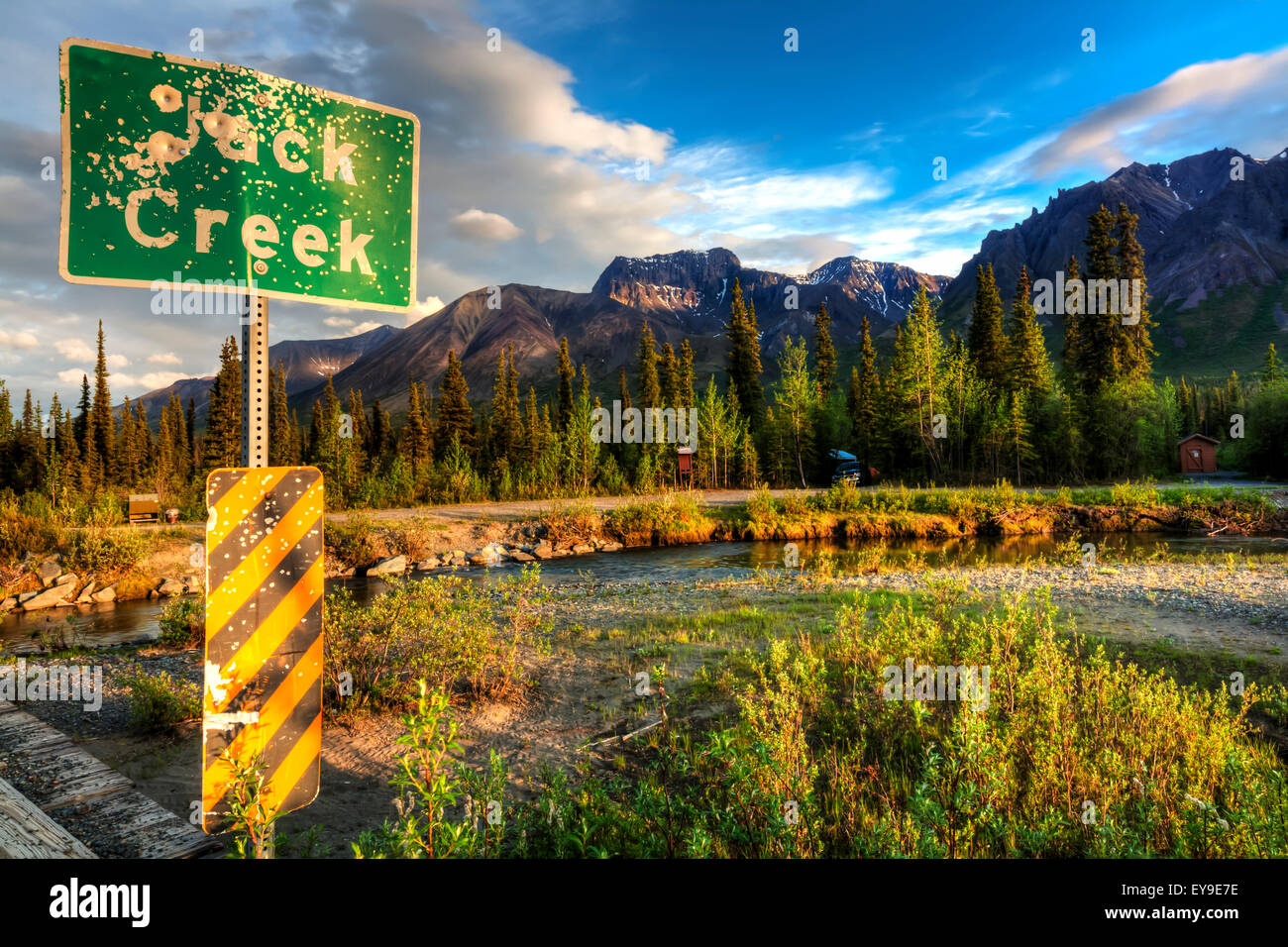Alaska,Hdr,Skookum Volcano,Wrangell Mountains Stock Photo - Alamy
