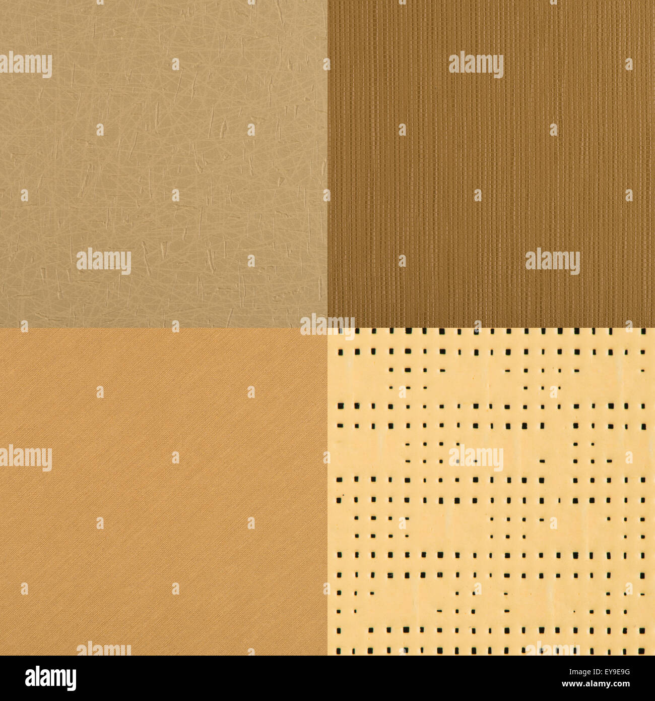 Set of brown vinyl samples, texture background Stock Photo - Alamy