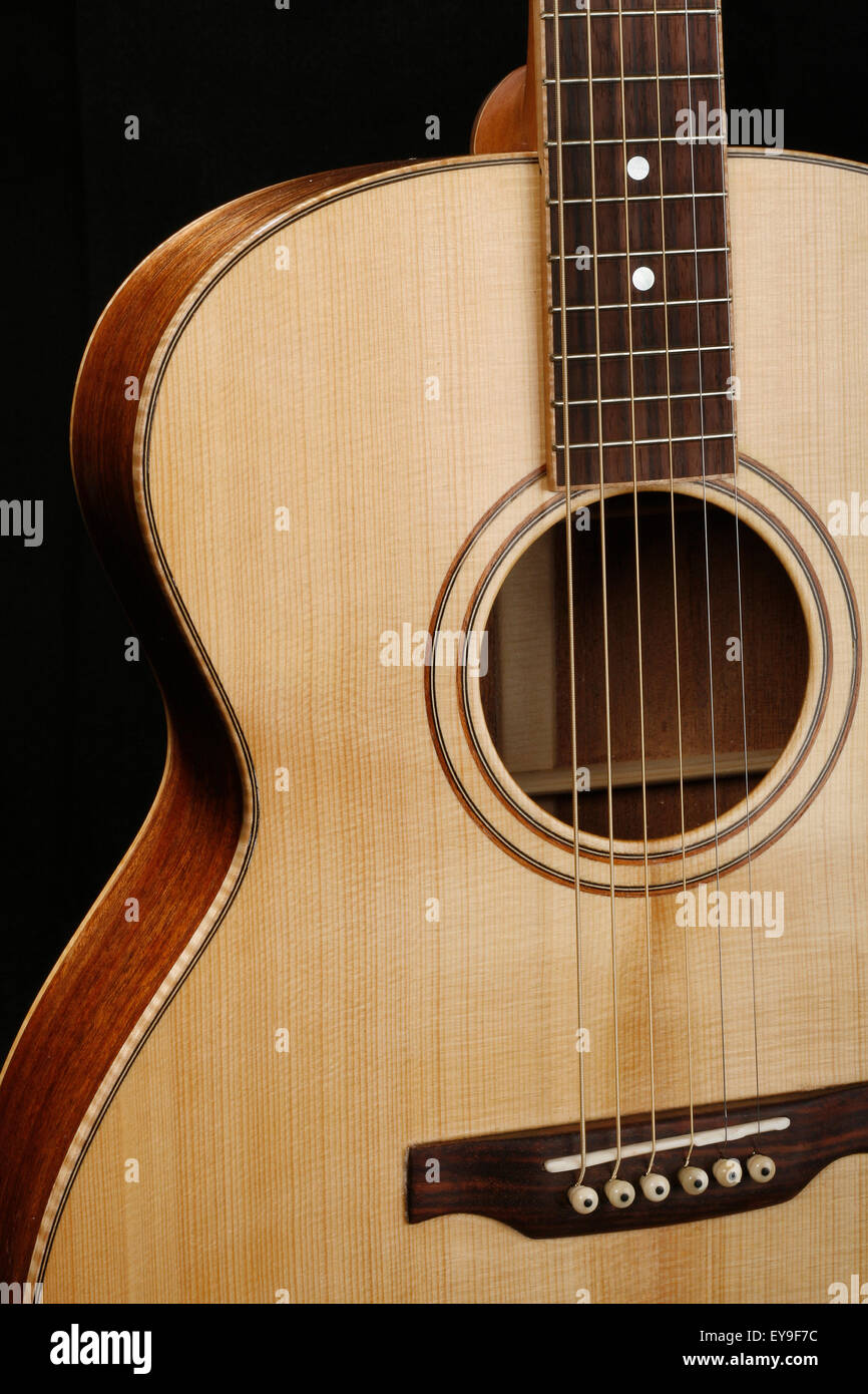Inside acoustic guitar body part hi-res stock photography and images ...
