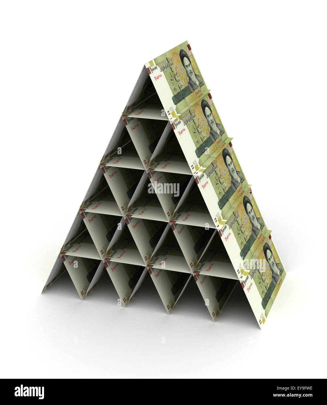 Iranian Rial Pyramid Stock Photo - Alamy