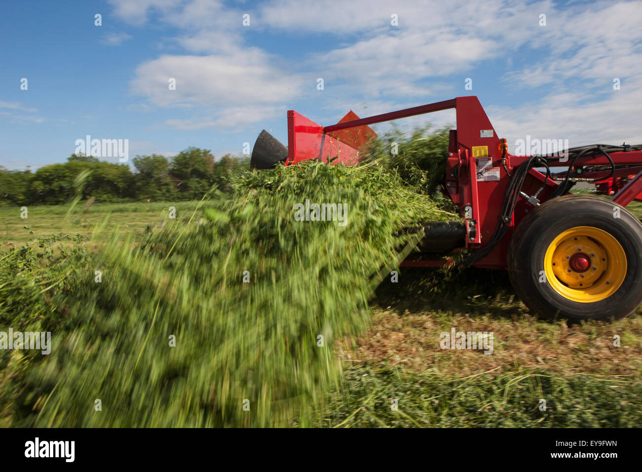 H5430 windrow merger; New Holland, Pennsylvania, United States of ...