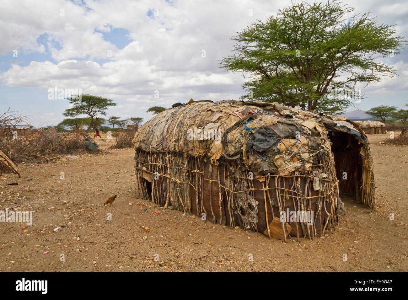 Samburu hut; Samburu County, Kenya Stock Photo - Alamy