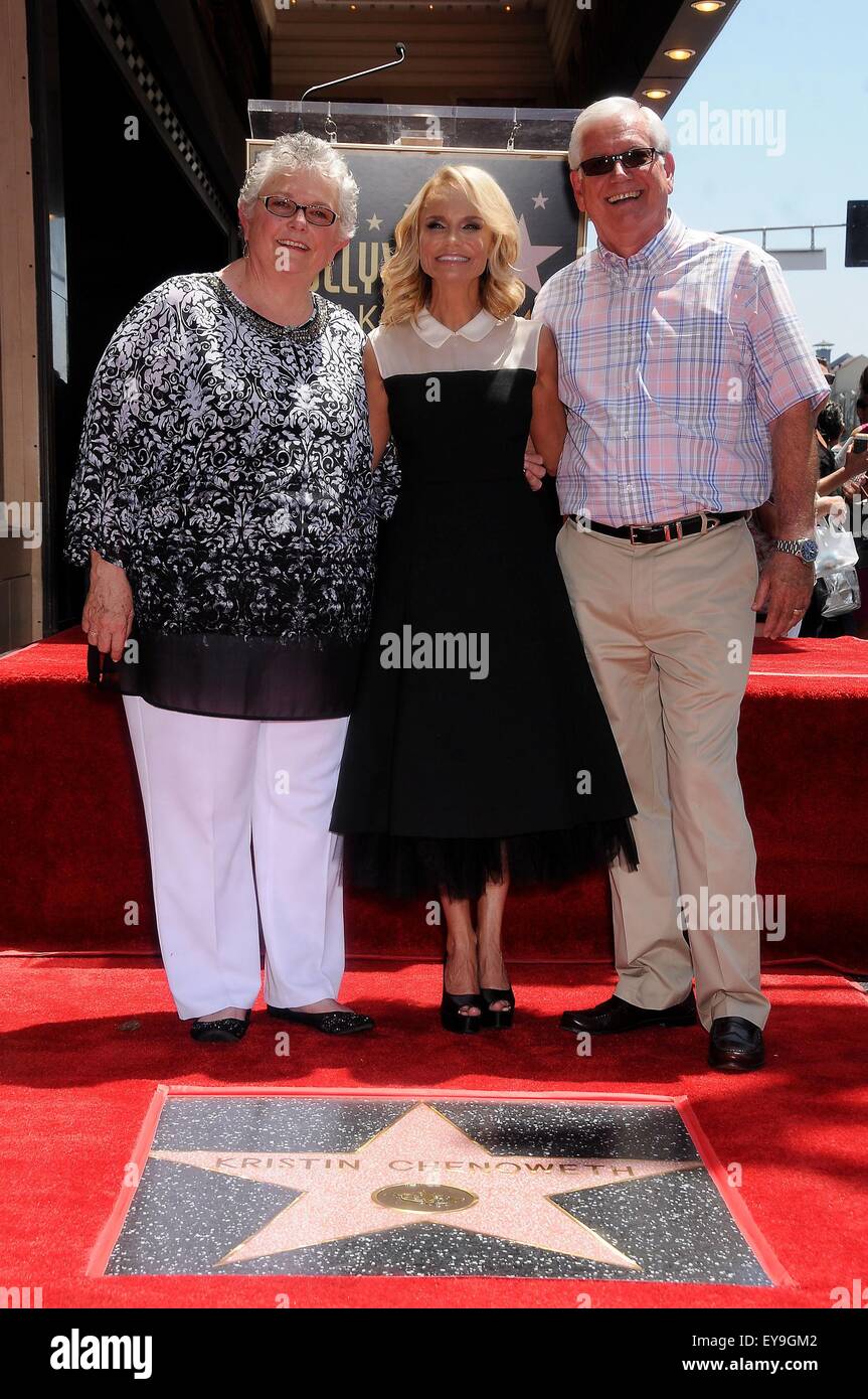Los Angeles, CA, USA. 24th July, 2015. Junie Smith Chenoweth Kristin ...