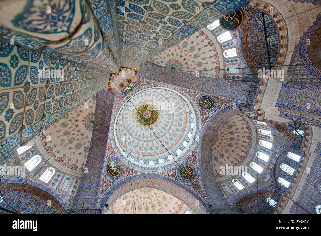 Turkey, Interior of New Mosque; Istanbul Stock Photo - Alamy