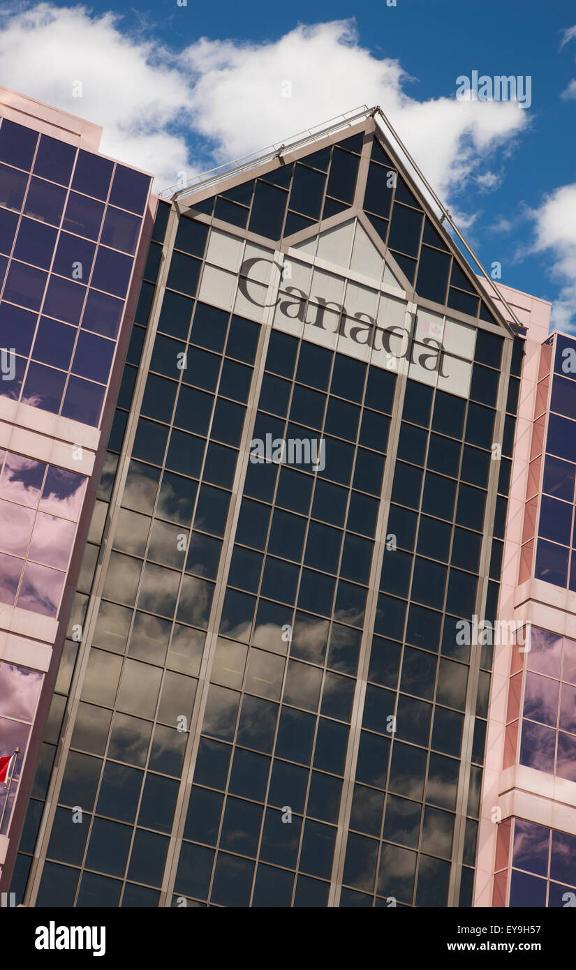 Federal building government of alberta edmonton hi-res stock ...