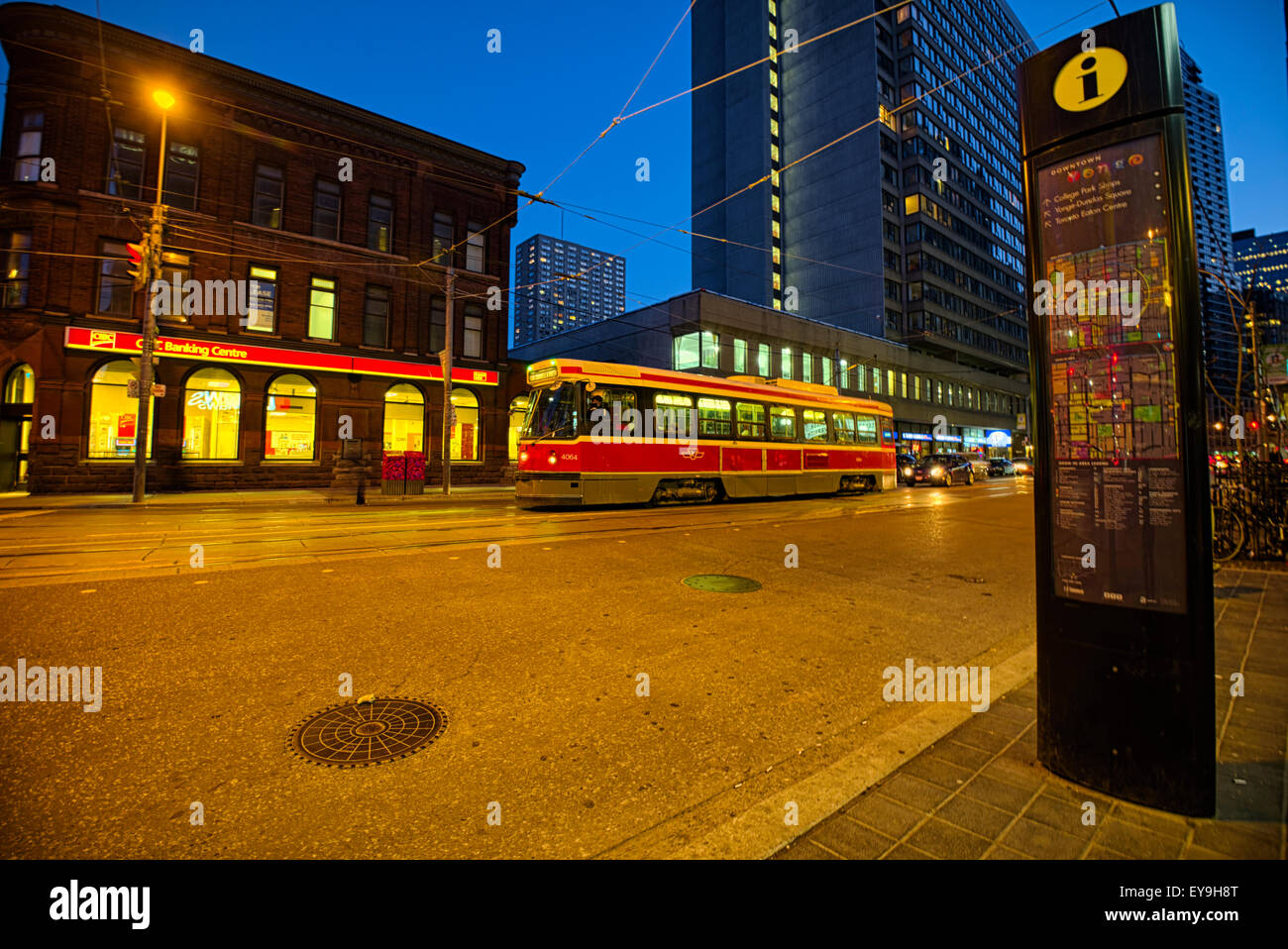 Toronto Tram at Toronto city, ON, CA Stock Photo - Alamy