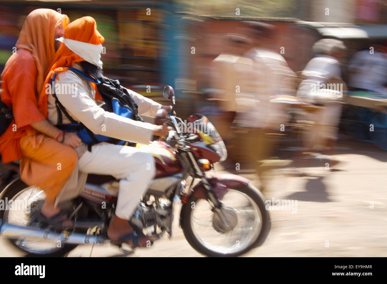 People Riding Motorcycle In Street Stock Photo - Alamy