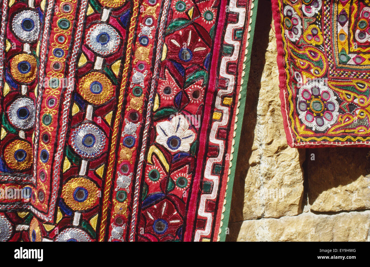 Traditional Mirrorwork Textiles Stock Photo - Alamy