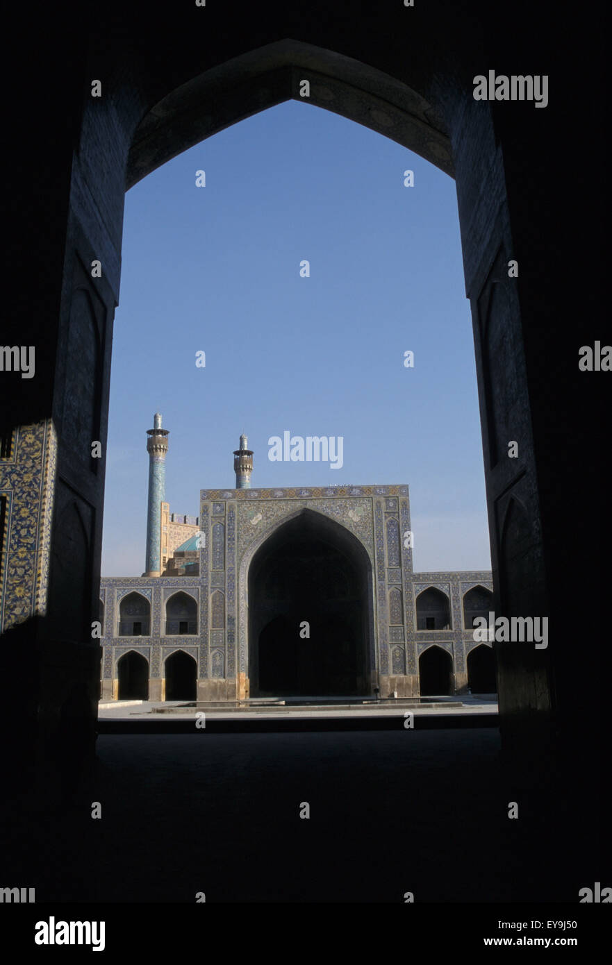 Entry Gate Of Imam Mosque Stock Photo - Alamy