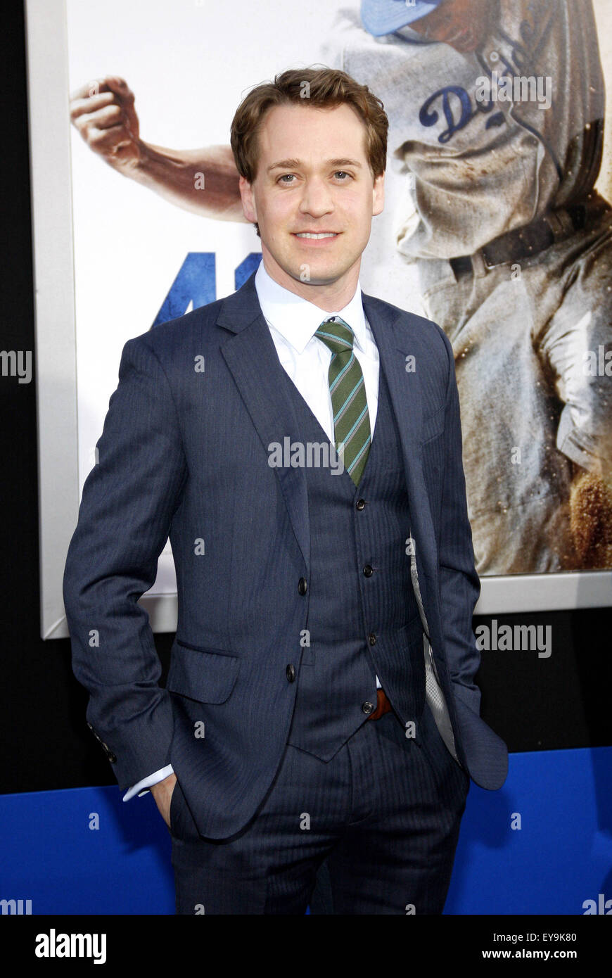 T.R. Knight at the Los Angeles premiere of "42" held at the TCL Chinese ...