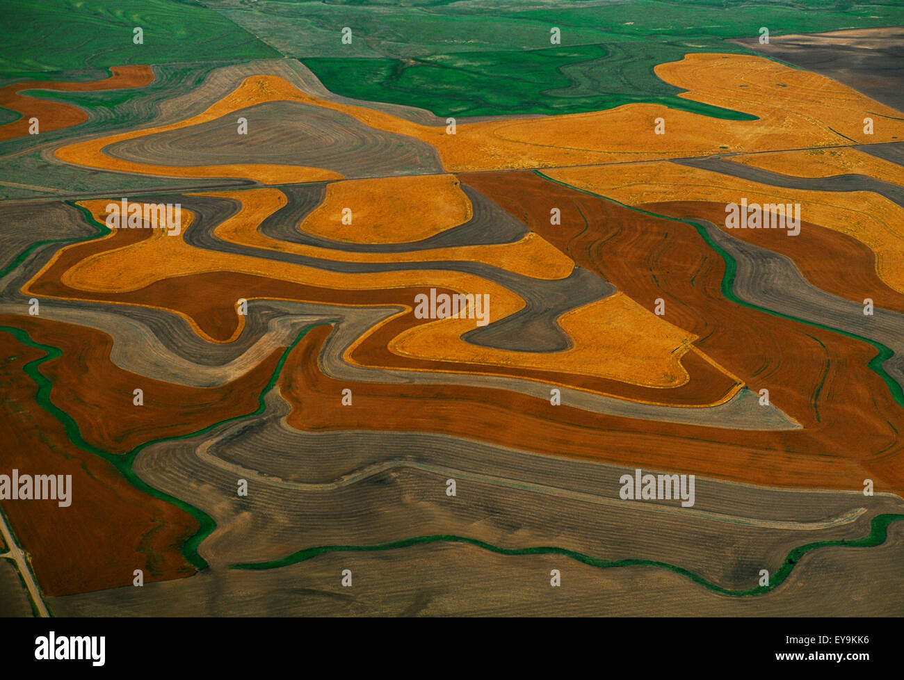 Aerial of kansas hi-res stock photography and images - Alamy
