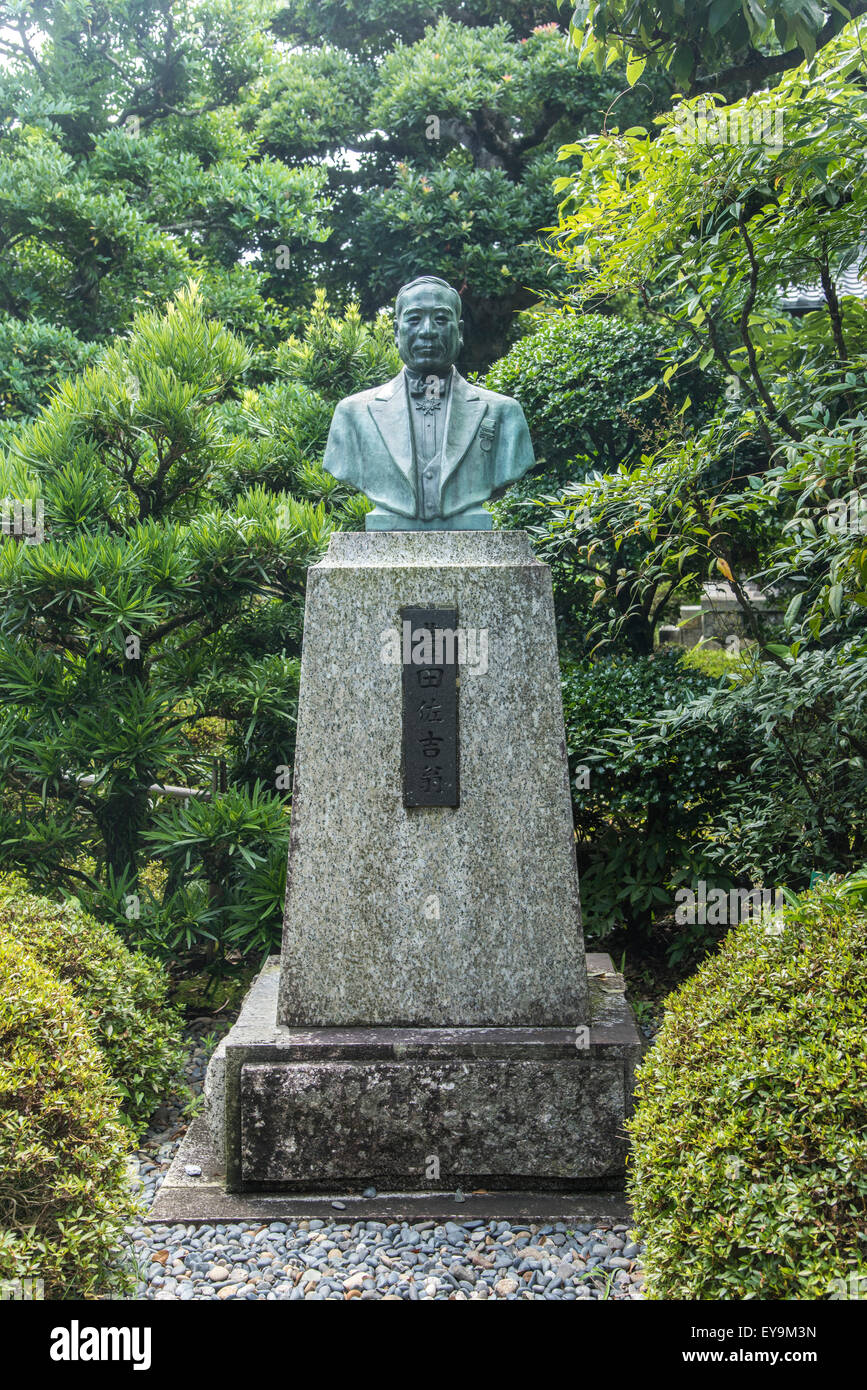 Statue of Sakichi Toyoda,Sakichi Toyoda Memorial House,Kosai City ...