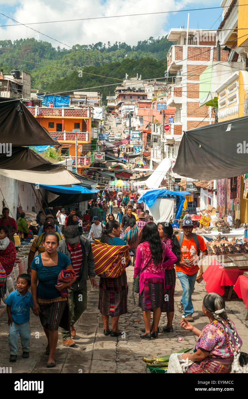 Sunday Market, Chichicastenango, Guatemala Stock Photo - Alamy