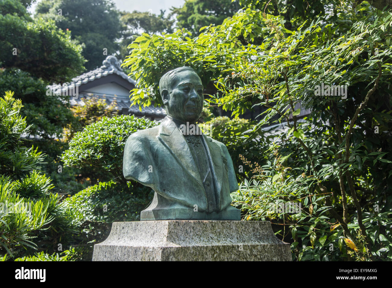 Statue of Sakichi Toyoda,Sakichi Toyoda Memorial House,Kosai City ...