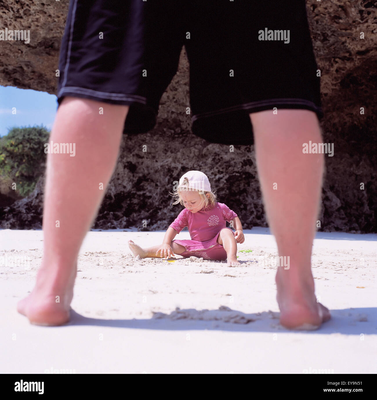 Through the legs hi-res stock photography and images - Alamy
