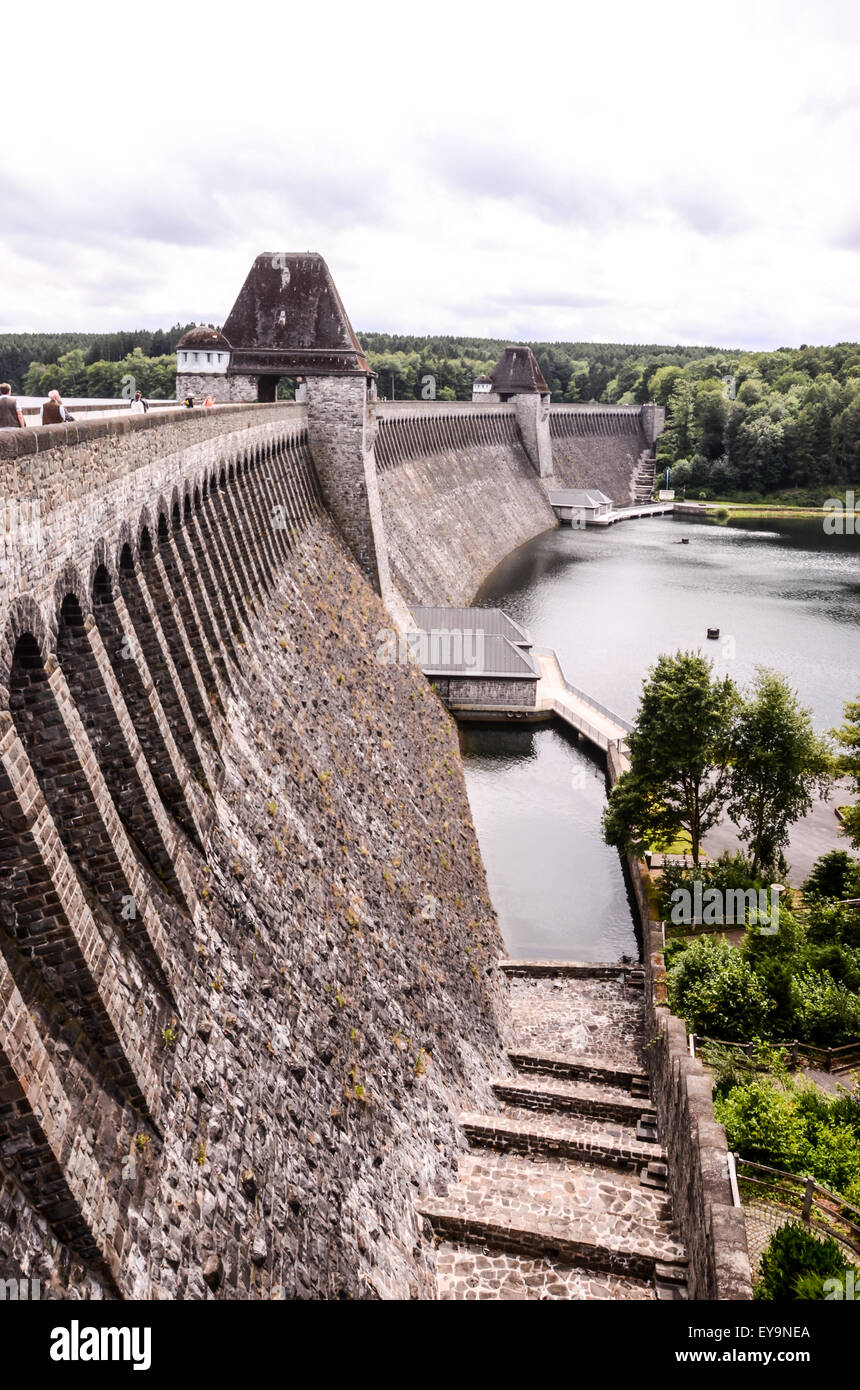 German Water Dam Stock Photo - Alamy