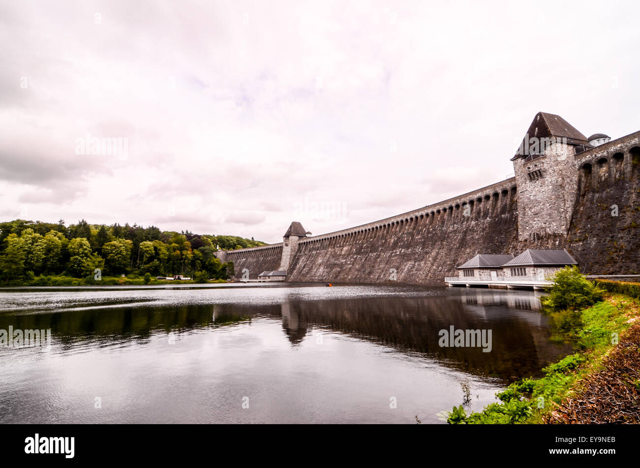 German Water Dam Stock Photo - Alamy