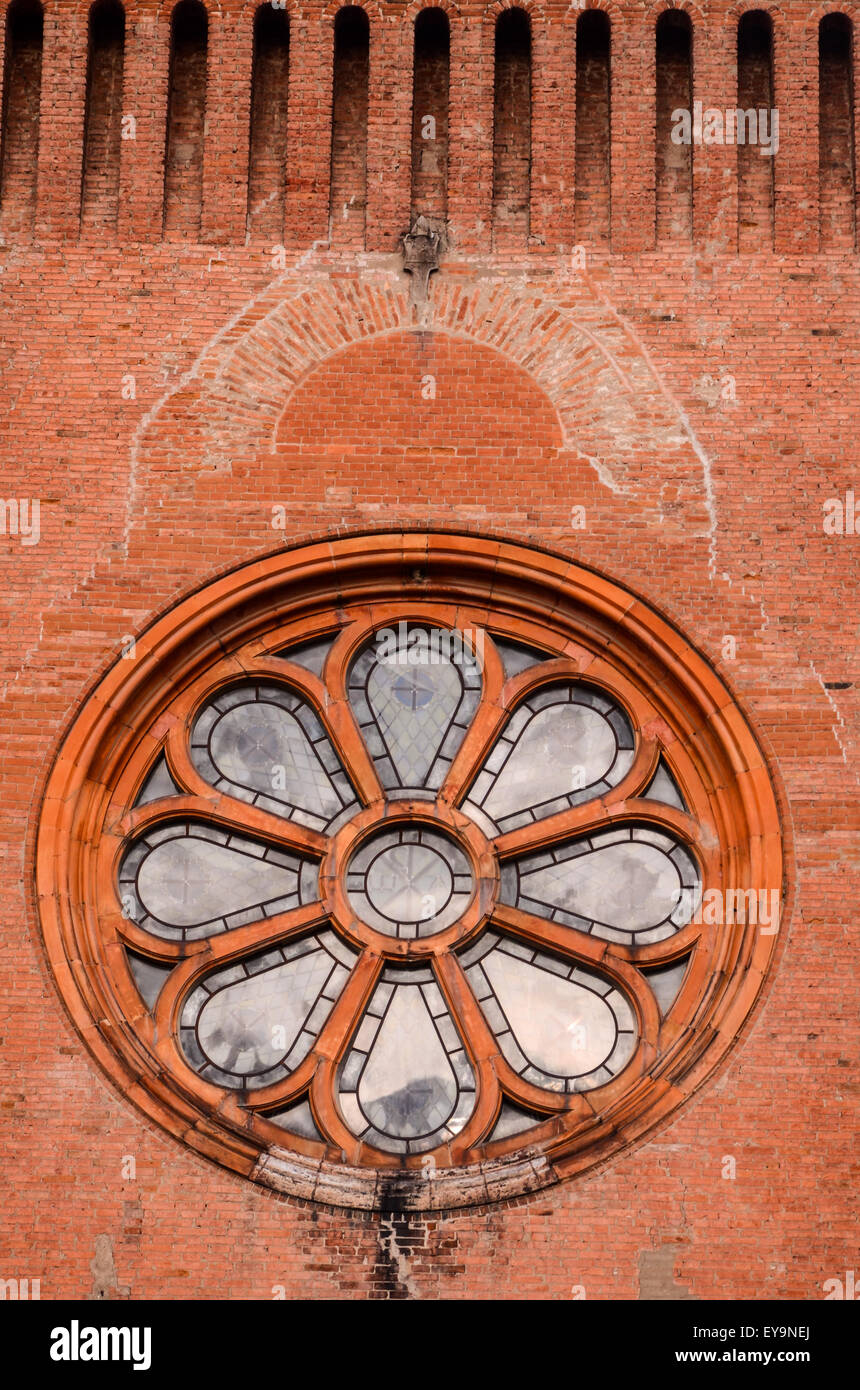 Rose Window of a Church Stock Photo - Alamy