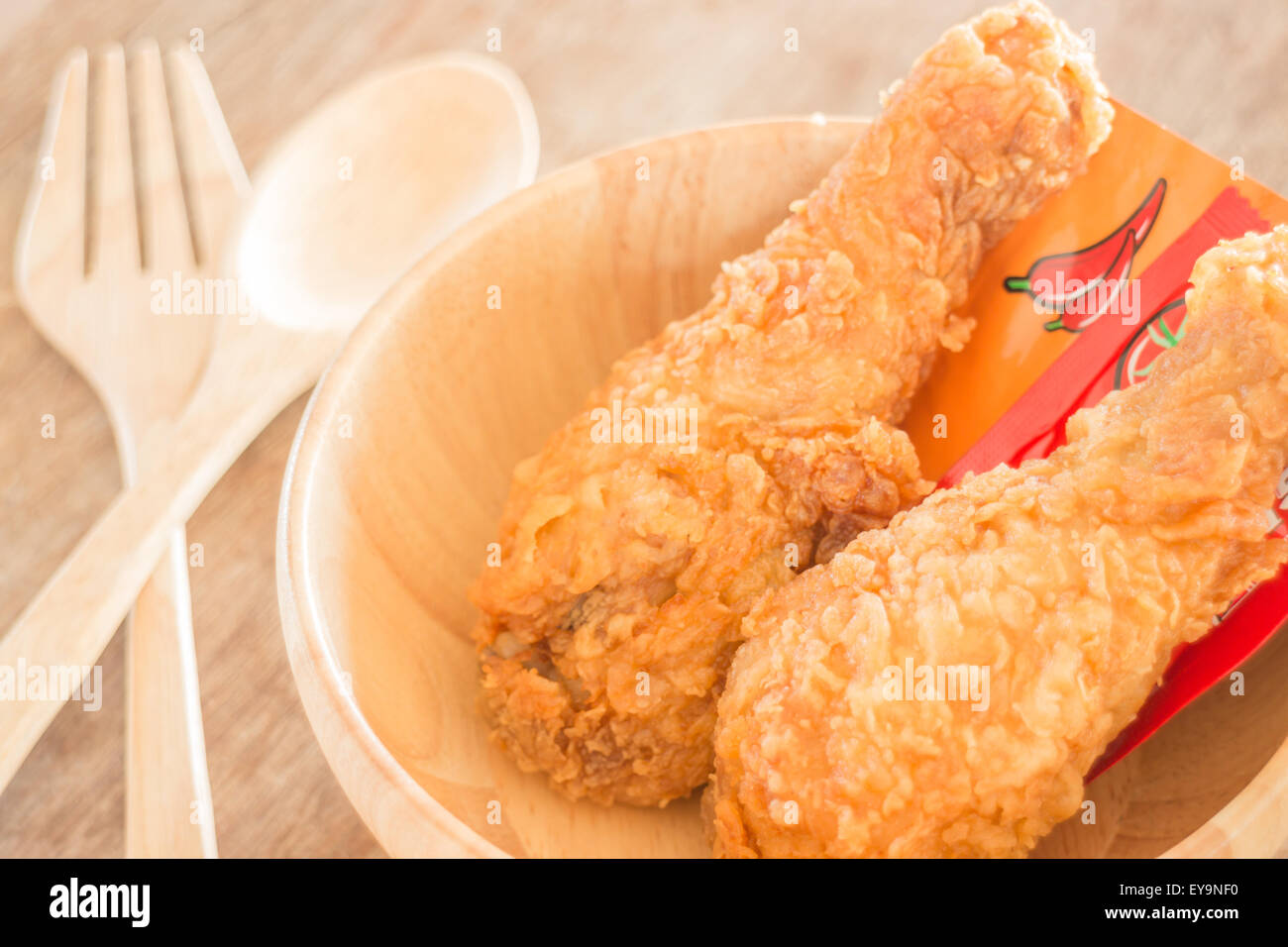 Fast food with fried chicken in a bowl, stock photo Stock Photo - Alamy