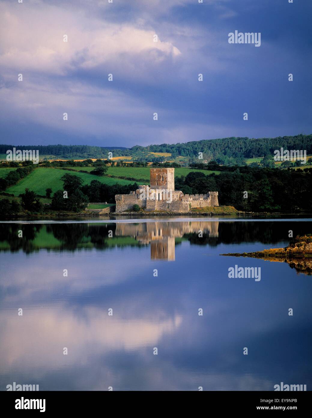 Doe Castle Near Creeslough In County Donegal, Republic Of Ireland Stock ...
