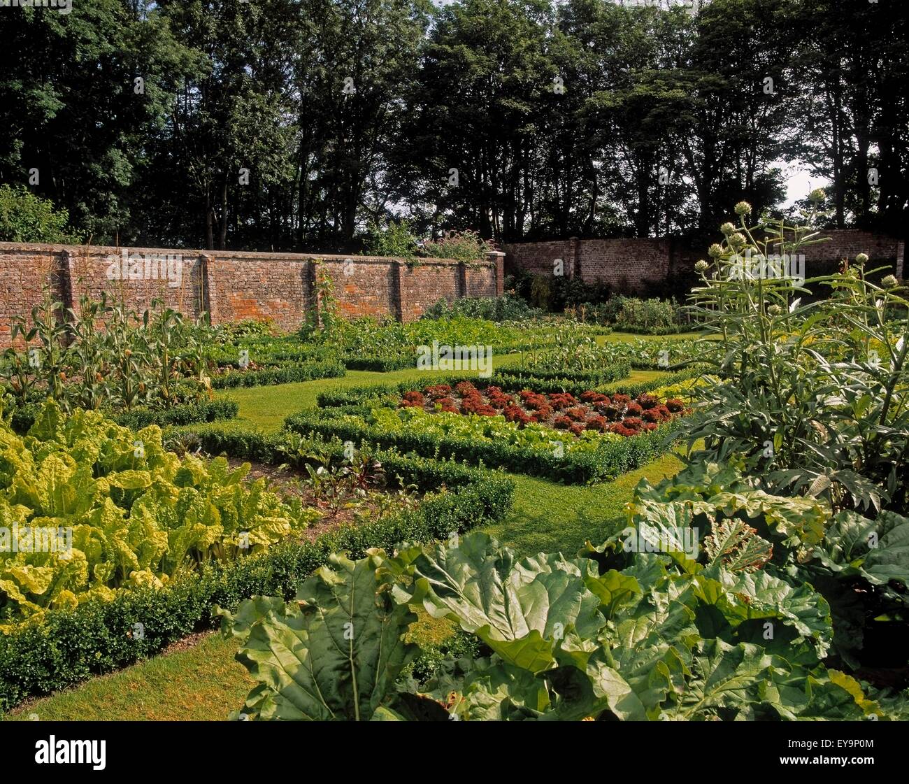 Salad Garden & Box Potager, The Walled Garden Ardgillan Castle ...