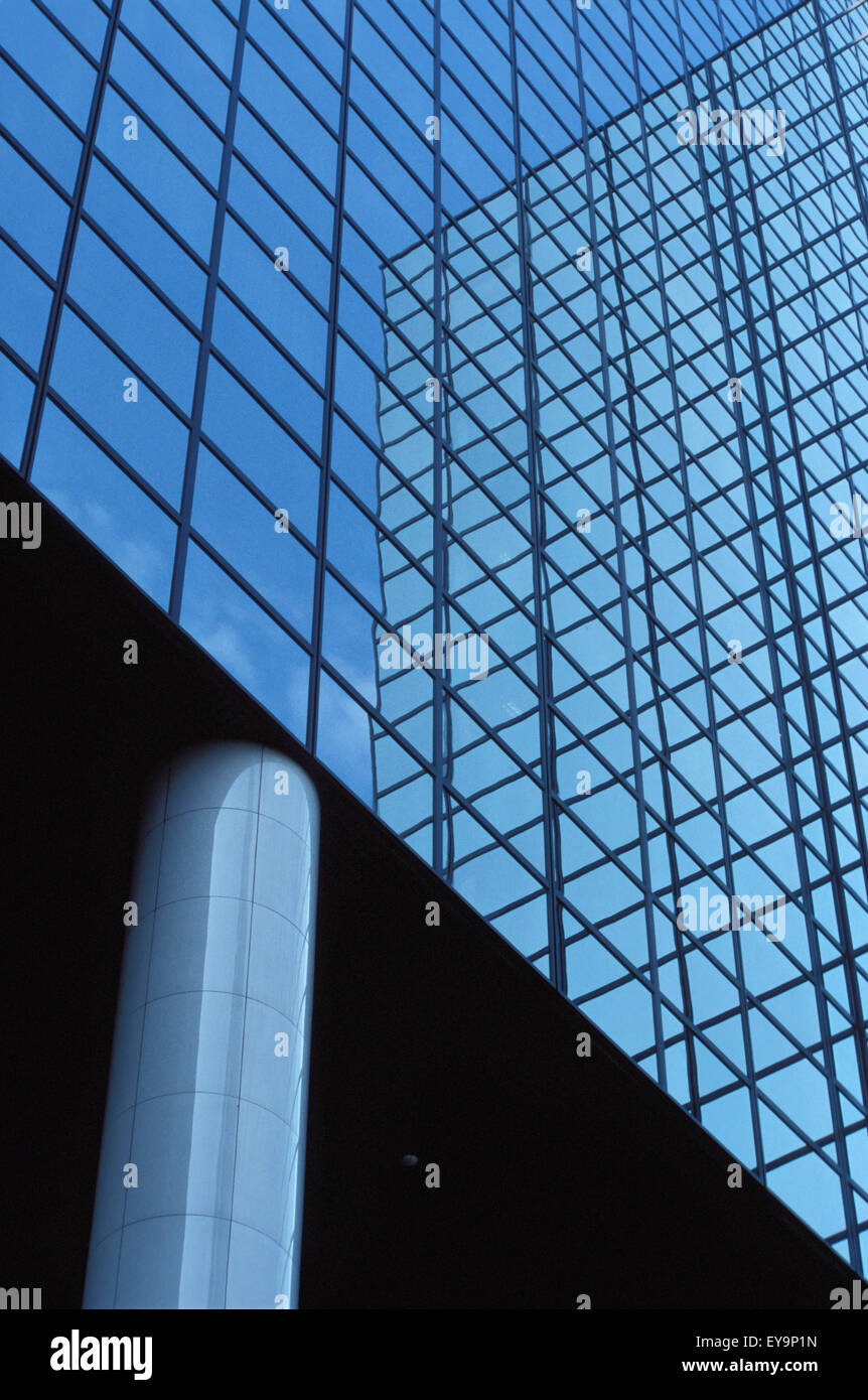 Modern Glass Building, Close Up Stock Photo - Alamy