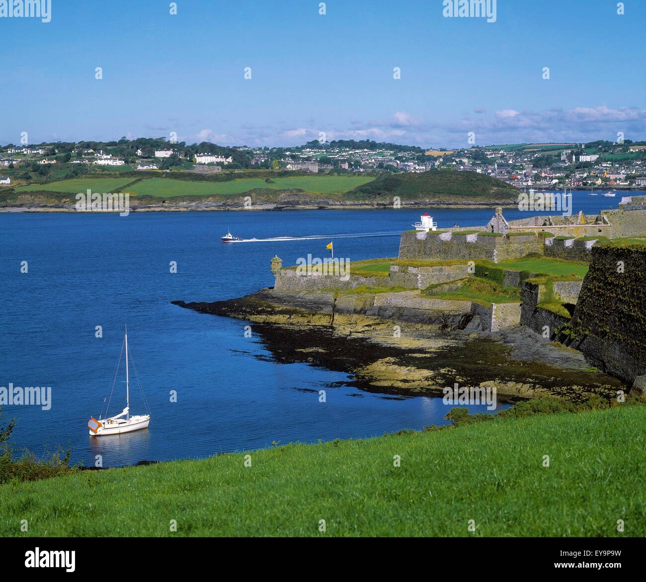 Fort At A Harbor, Charles Fort, Kinsale Harbor, County Cork, Republic ...