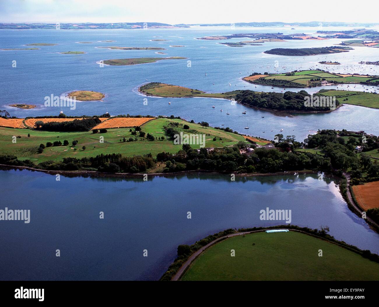 Strangford lough aerial hi-res stock photography and images - Alamy