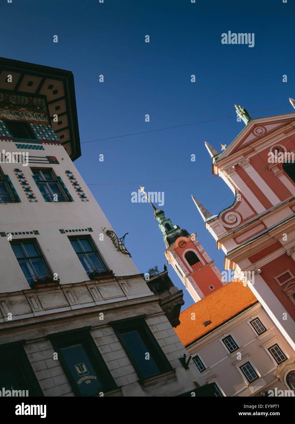 Cropped View Of A Church Stock Photo - Alamy