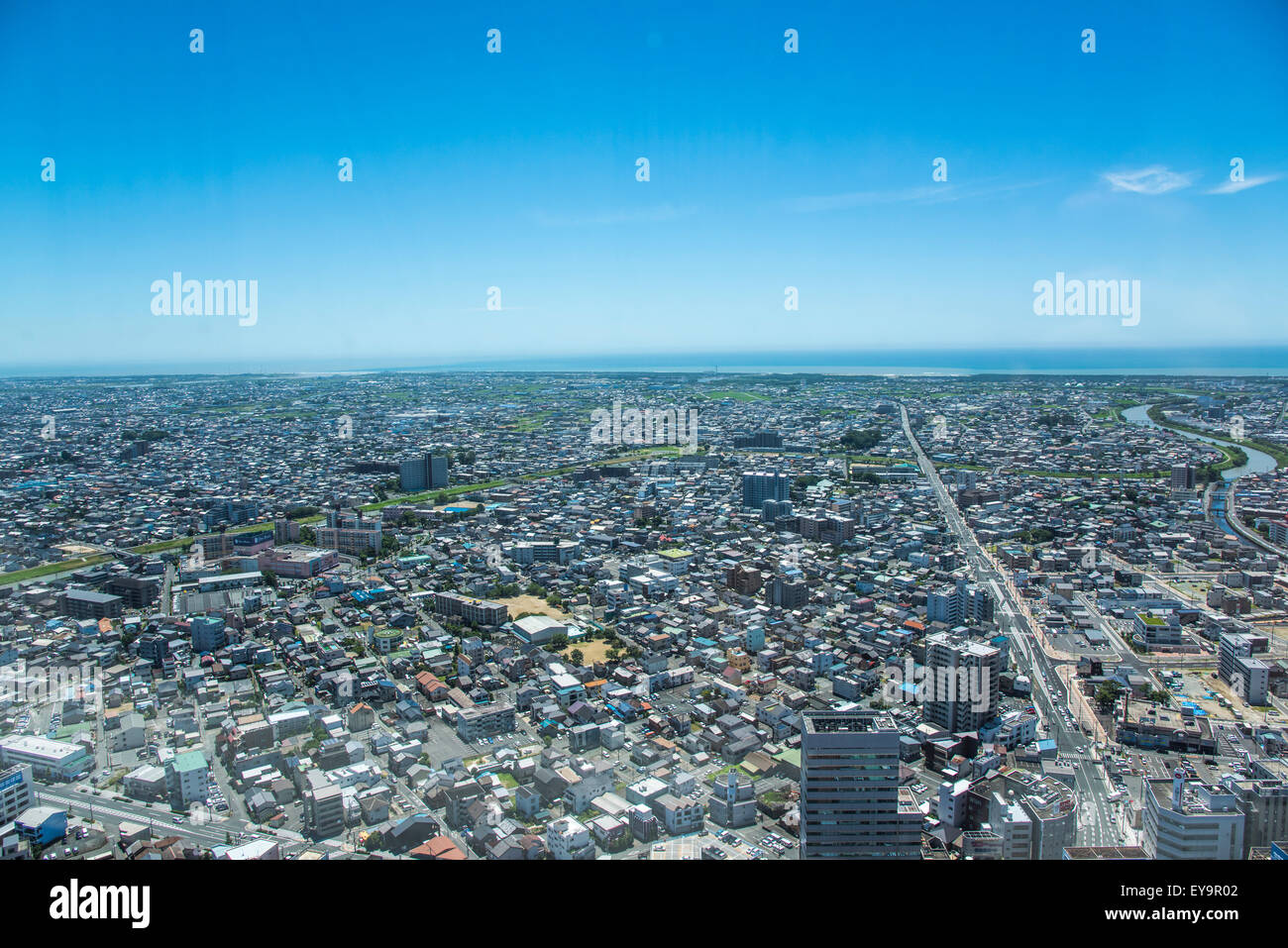 General View of Hamamatsu City, from ACT Tower Hamamatsu, Shizuoka ...
