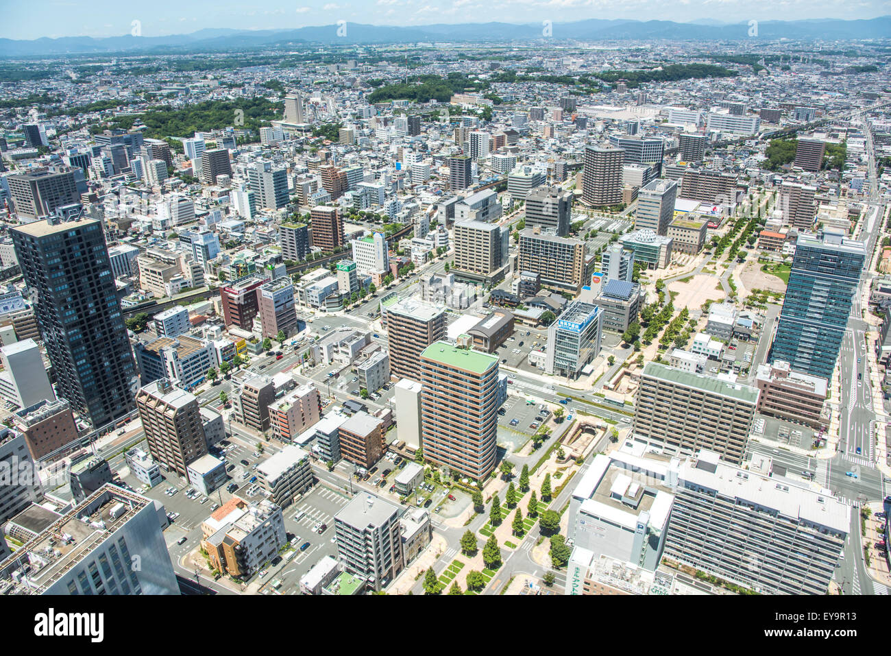 Aerial view of shizuoka city hi-res stock photography and images - Alamy