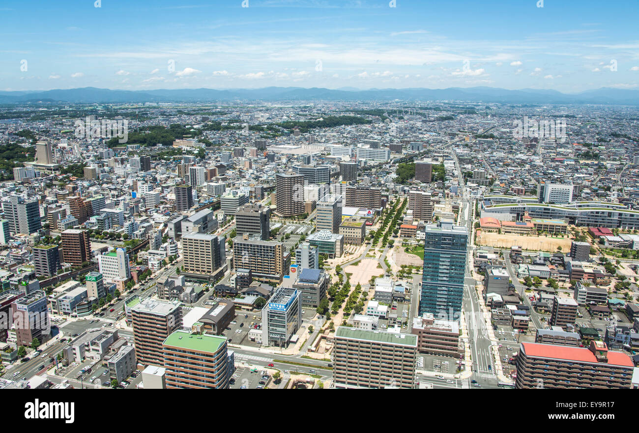 Aerial view of shizuoka city hi-res stock photography and images - Alamy