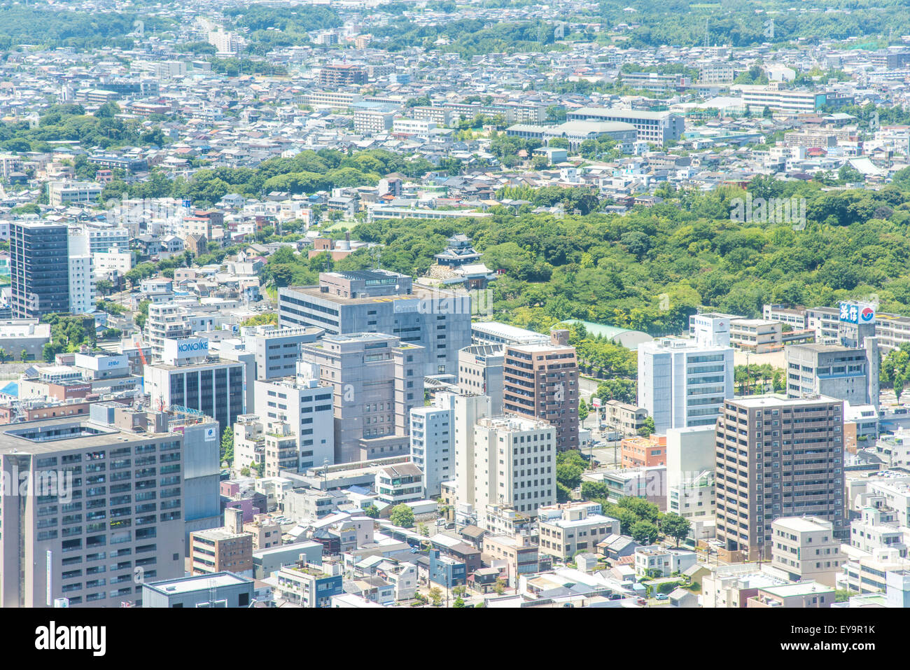 Aerial view of shizuoka city hi-res stock photography and images - Alamy