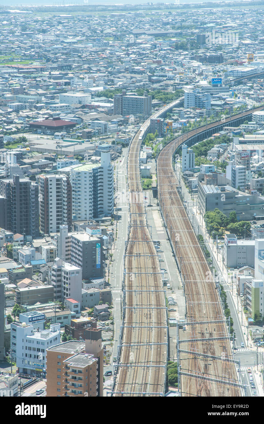 Aerial View Of Shizuoka City High Resolution Stock Photography and ...