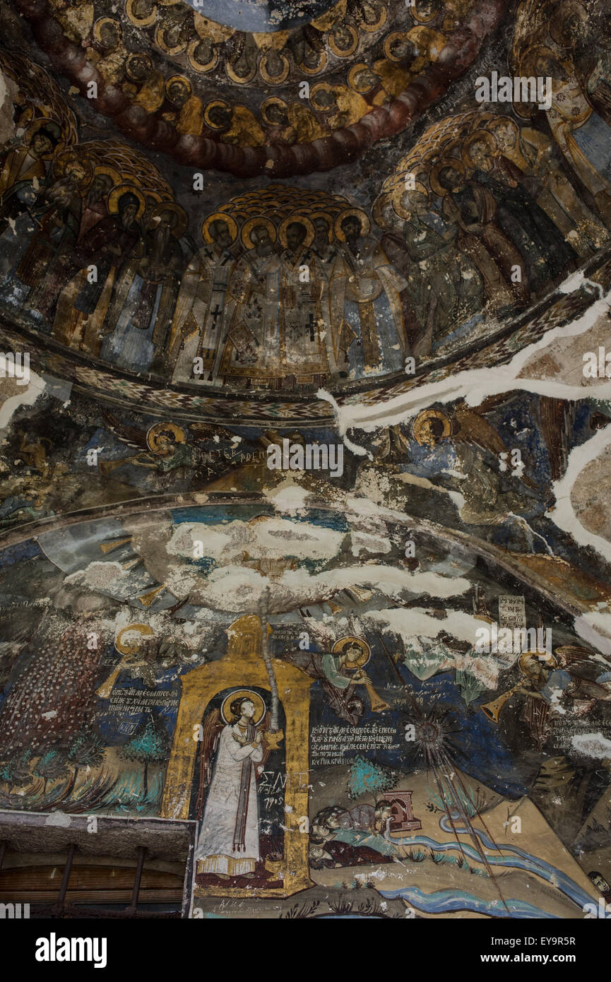 Decorated exonarthex of Saint Thanas (Athanasius) Church, Voscopoje ...