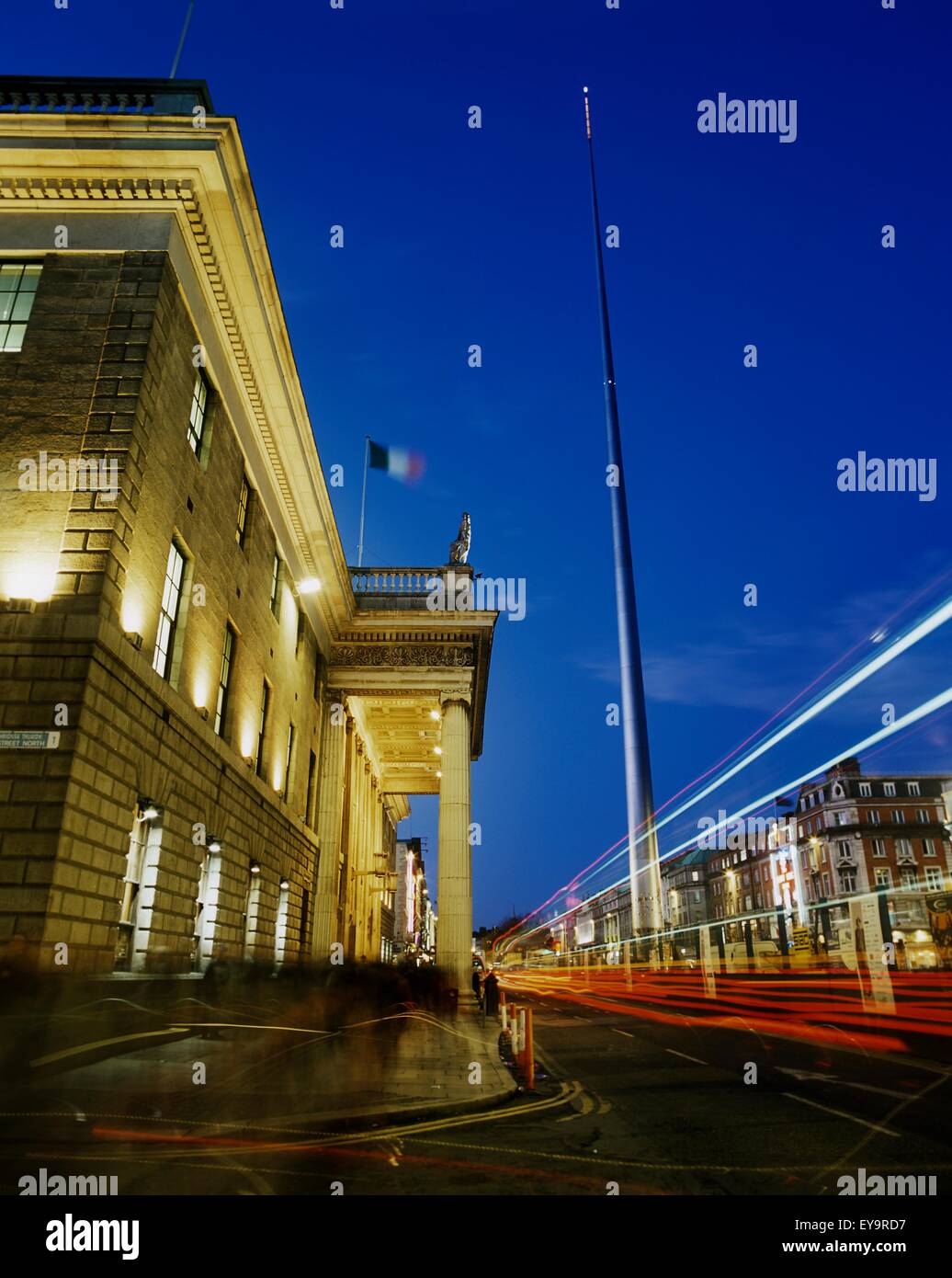 Government Building Along The Road, General Post Office, O'connell ...