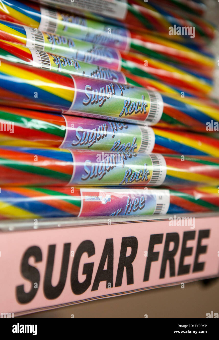 Blackpool rock sweet shop hi-res stock photography and images - Alamy