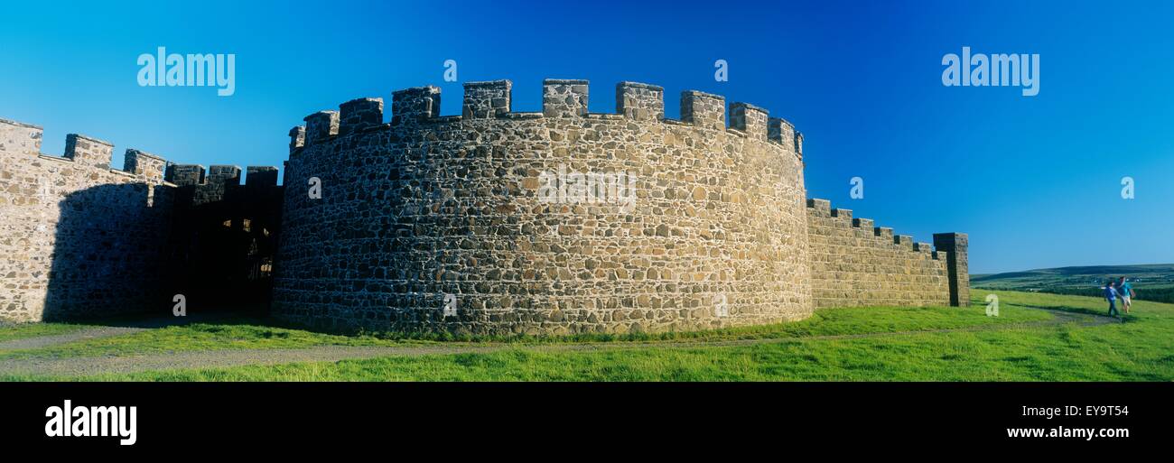 Old Ruins Of A Castle, Bishop's Palace, Downhill, County Derry ...